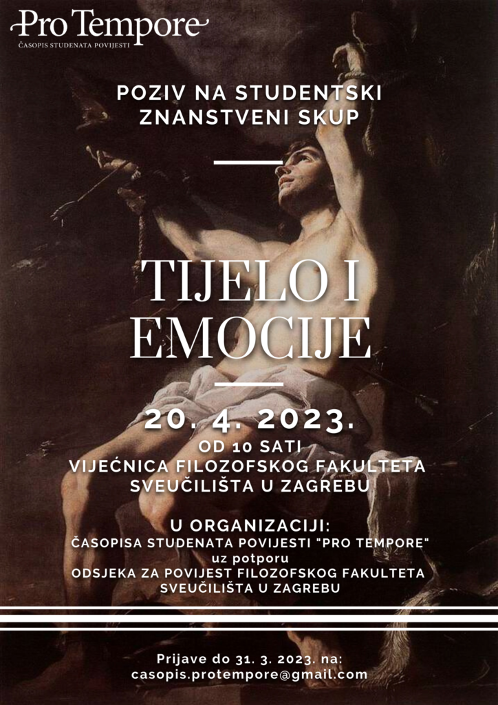 Studentski znanstveni skup “Tijelo i emocije” | Odsjek za klasičnu ... Studentski znanstveni skup “Tijelo i emocije” | Odsjek za klasičnu ...